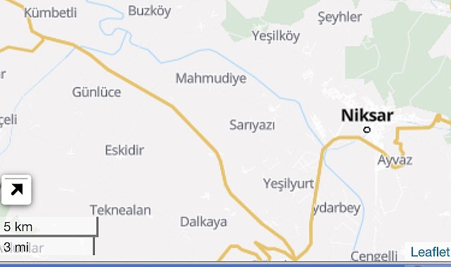 NİKSAR’da DEPREM - GÜNDEM - Niksar Danişmend Gazetesi
